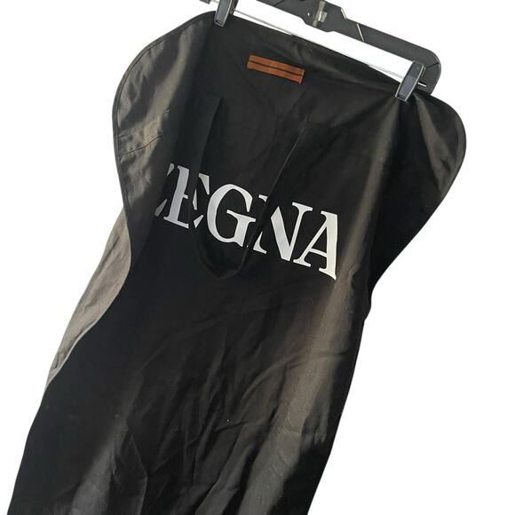 Zegna | Bags | Zegna Garment Bag Black Suit Travel Storage Suiter ...